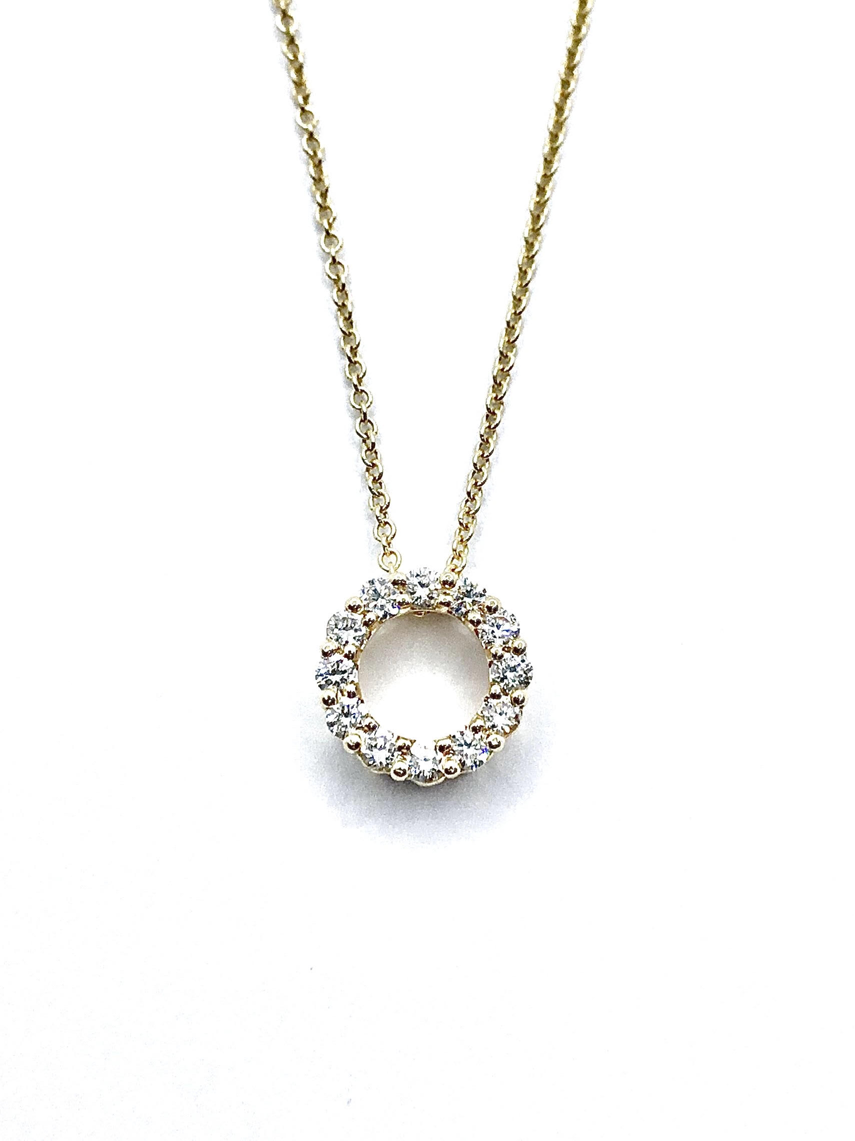 Small Circle Diamond Set Pendant | Jeweller in Harrogate, Yorkshire ...