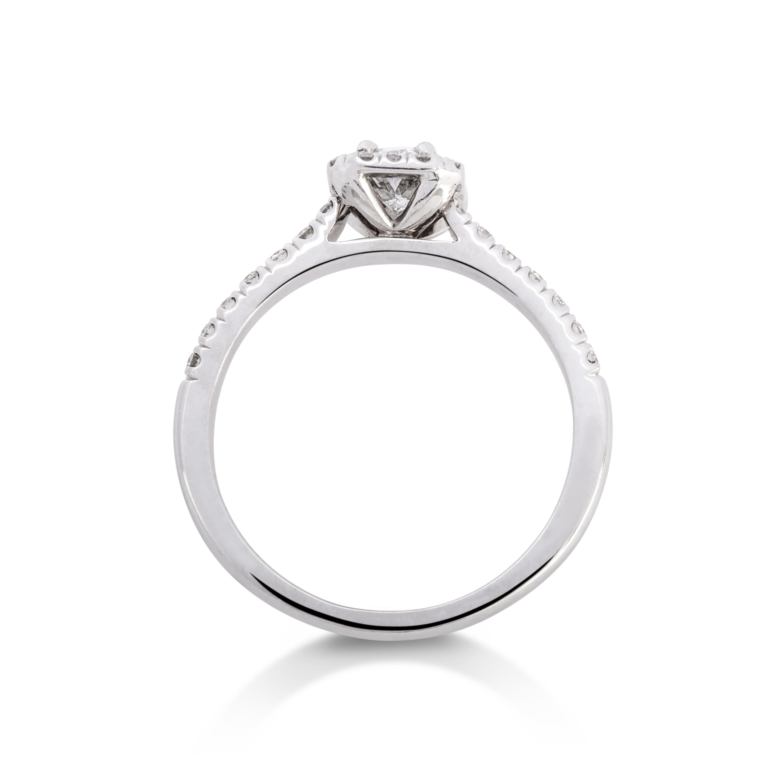 Phoenix Cut Diamond 0.38ct Halo Ring | Jeweller in Harrogate, Yorkshire ...