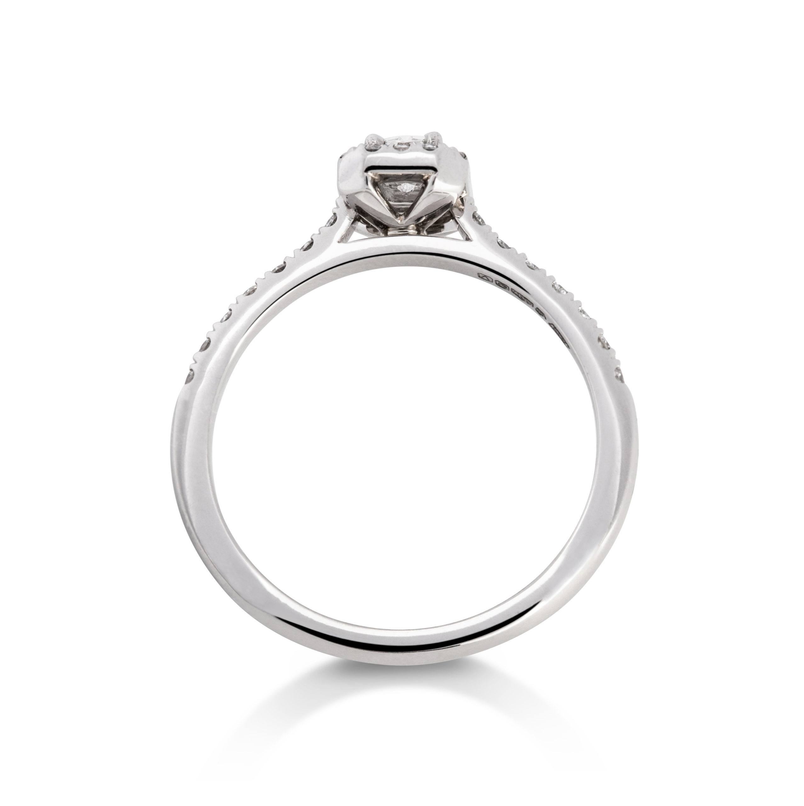 Phoenix Cut Diamond 0.24ct Halo Ring | Jeweller in Harrogate, Yorkshire ...