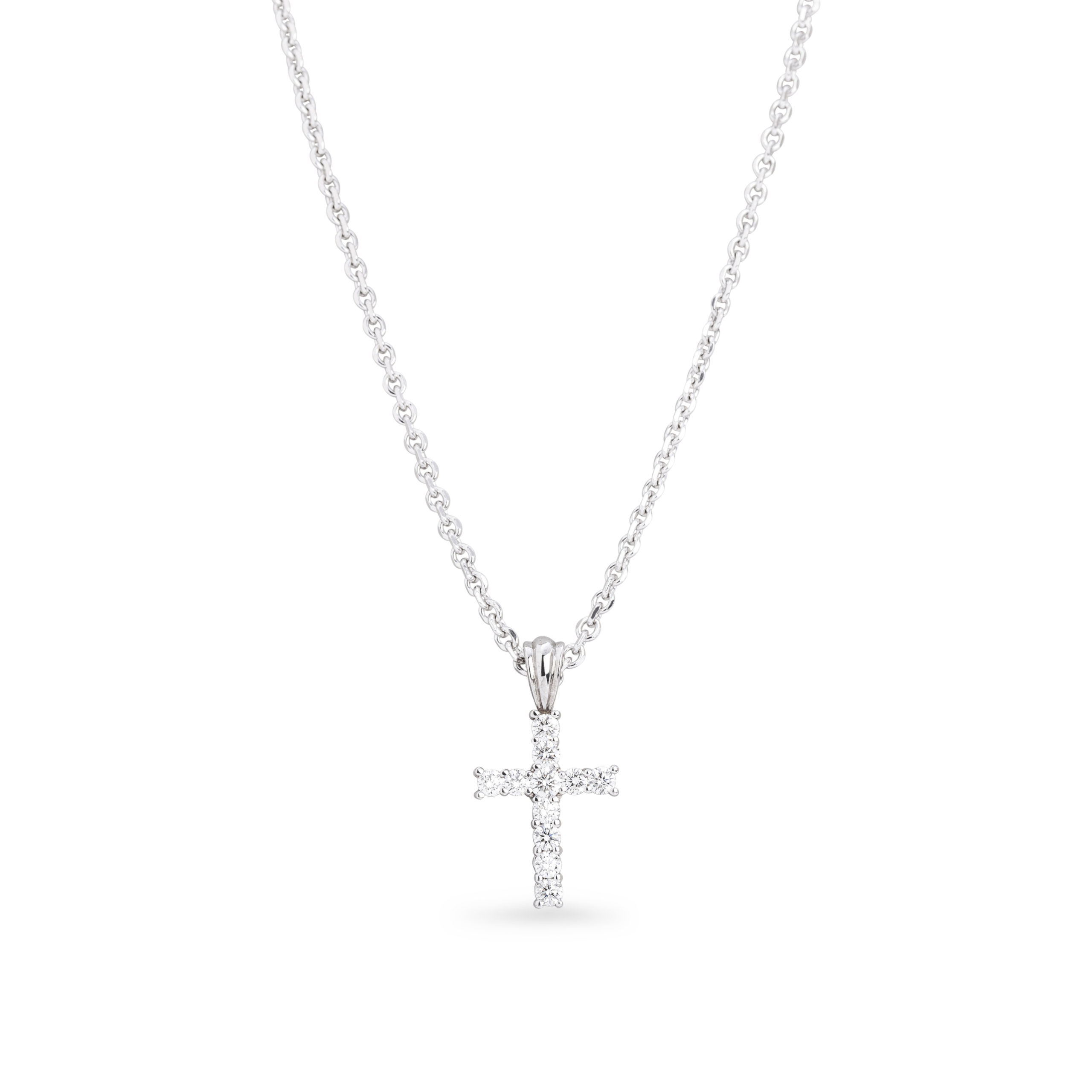 Brilliant Cut Diamond Set Cross Pendant | Jeweller in Harrogate ...