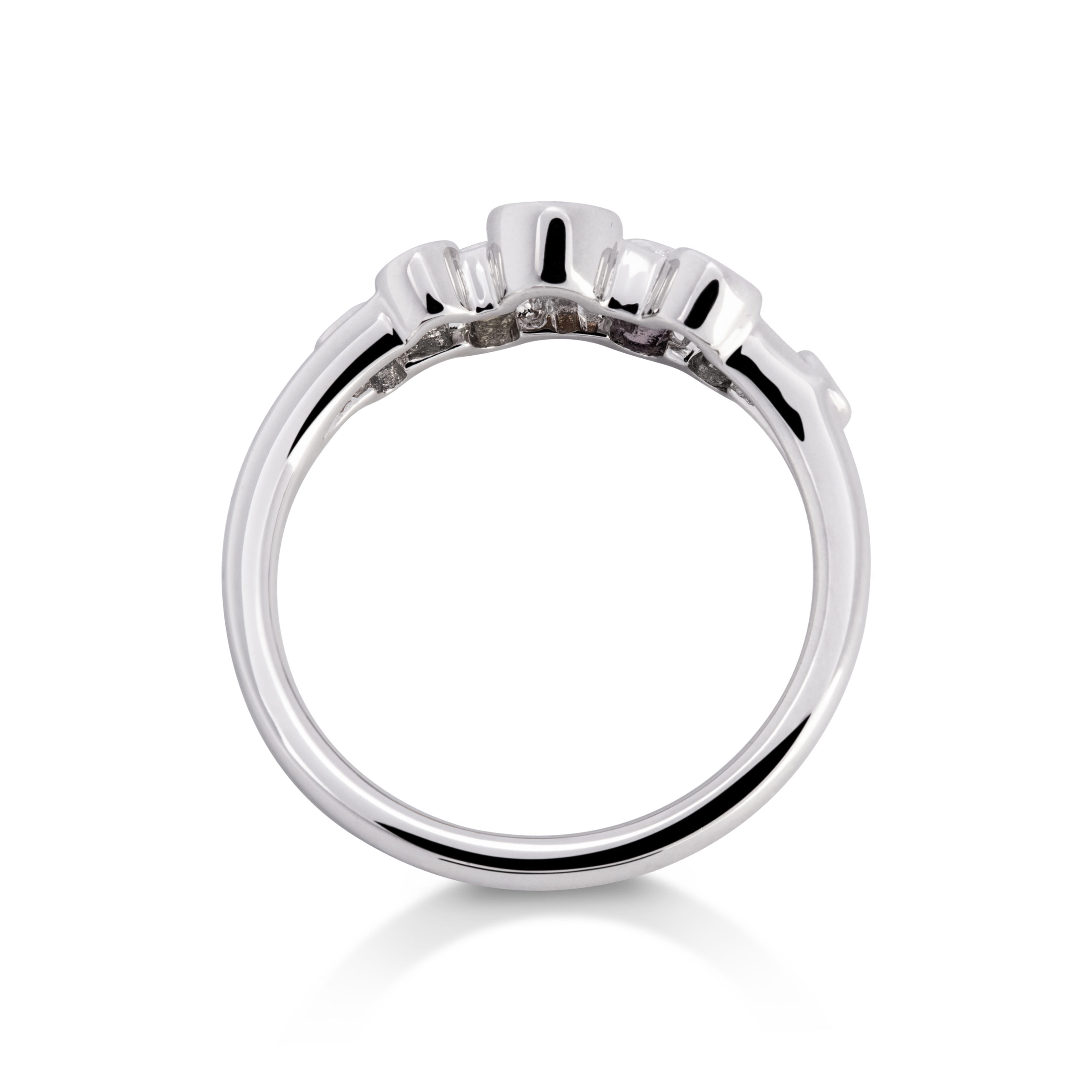 Rainbow Sapphire and Diamond Scatter Ring | Jeweller in Harrogate ...