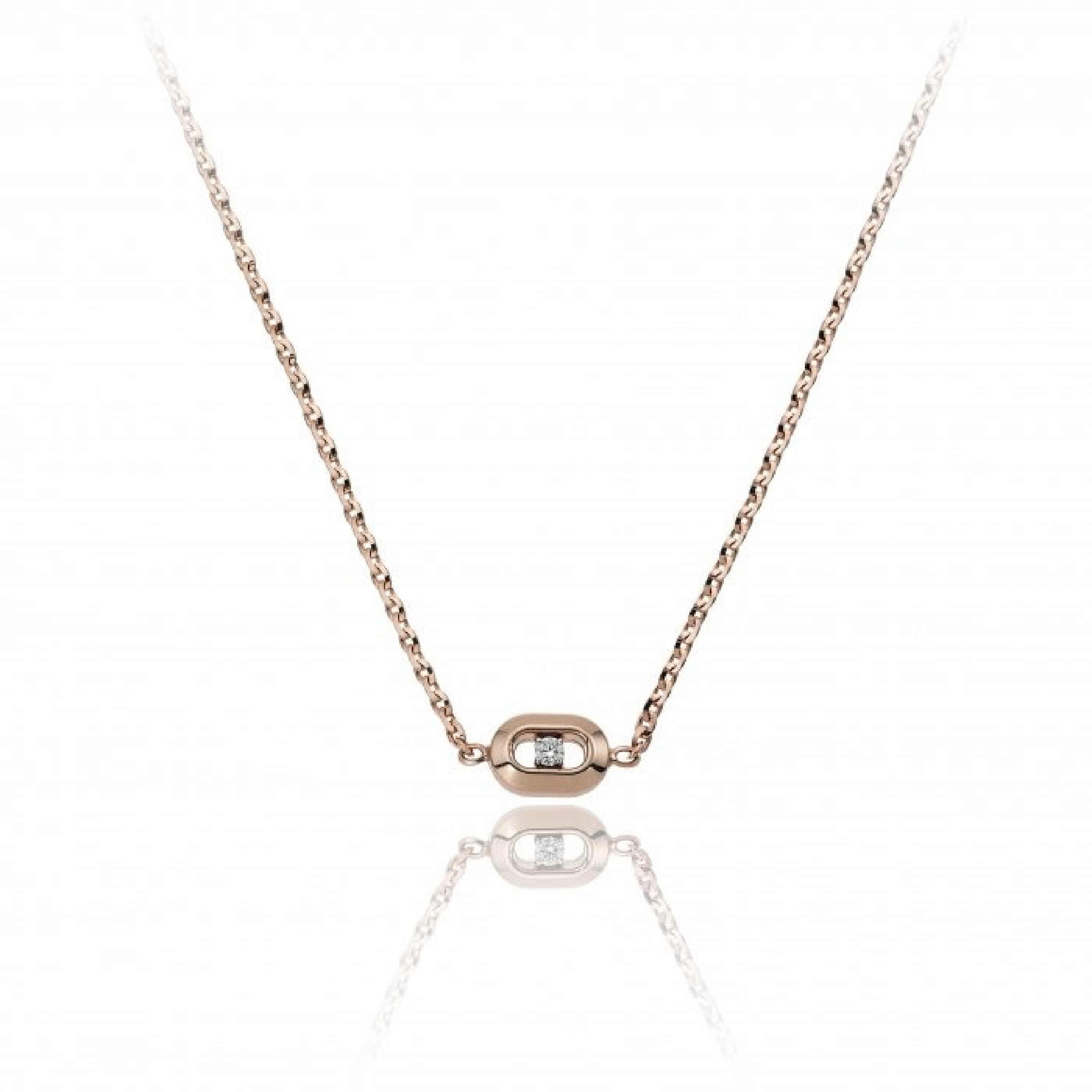 Chimento Double Optima Rose Gold and Diamond Pendant | Jeweller in ...