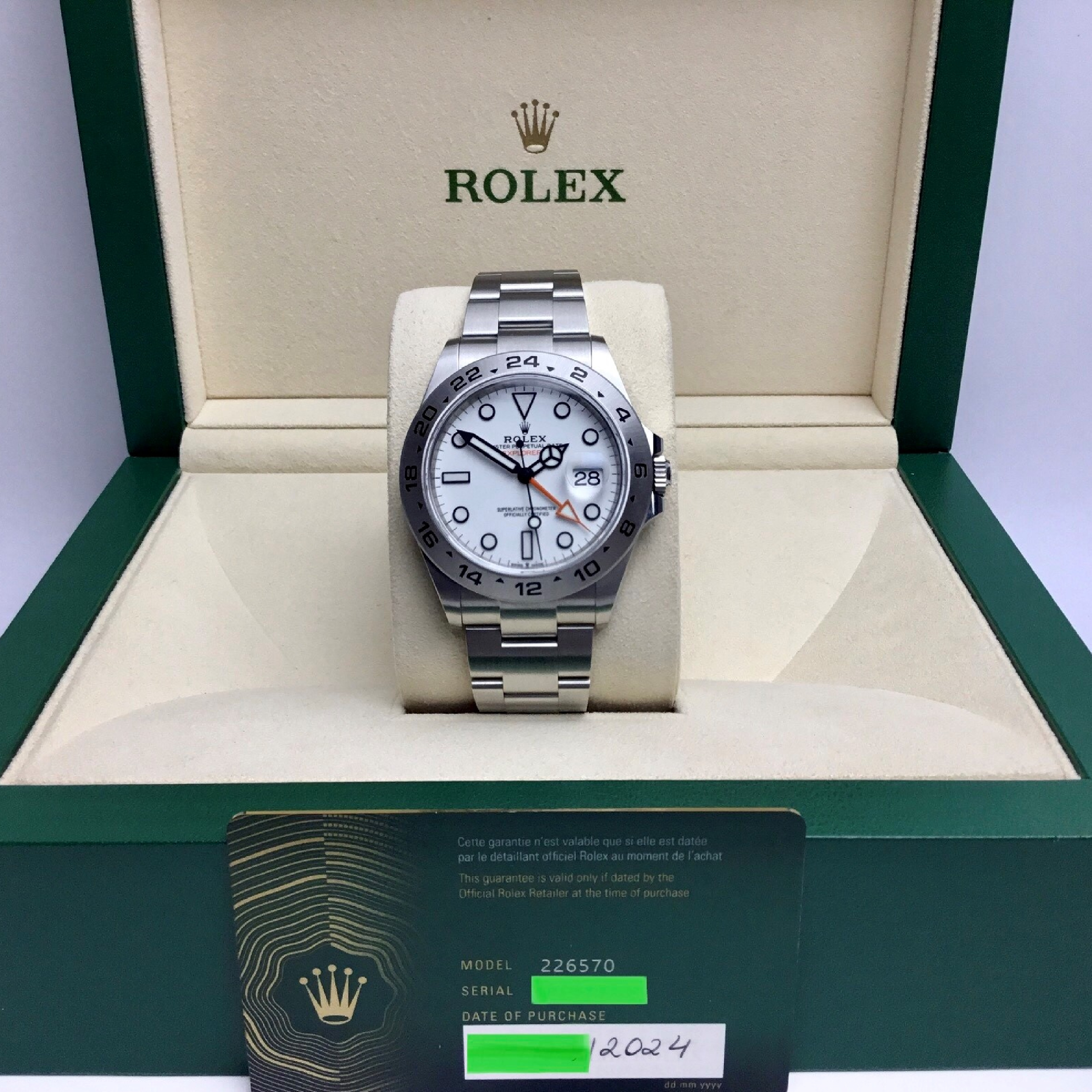 Pre-owned Rolex Oyster Perpetual Explorer II Watch | Jeweller in ...